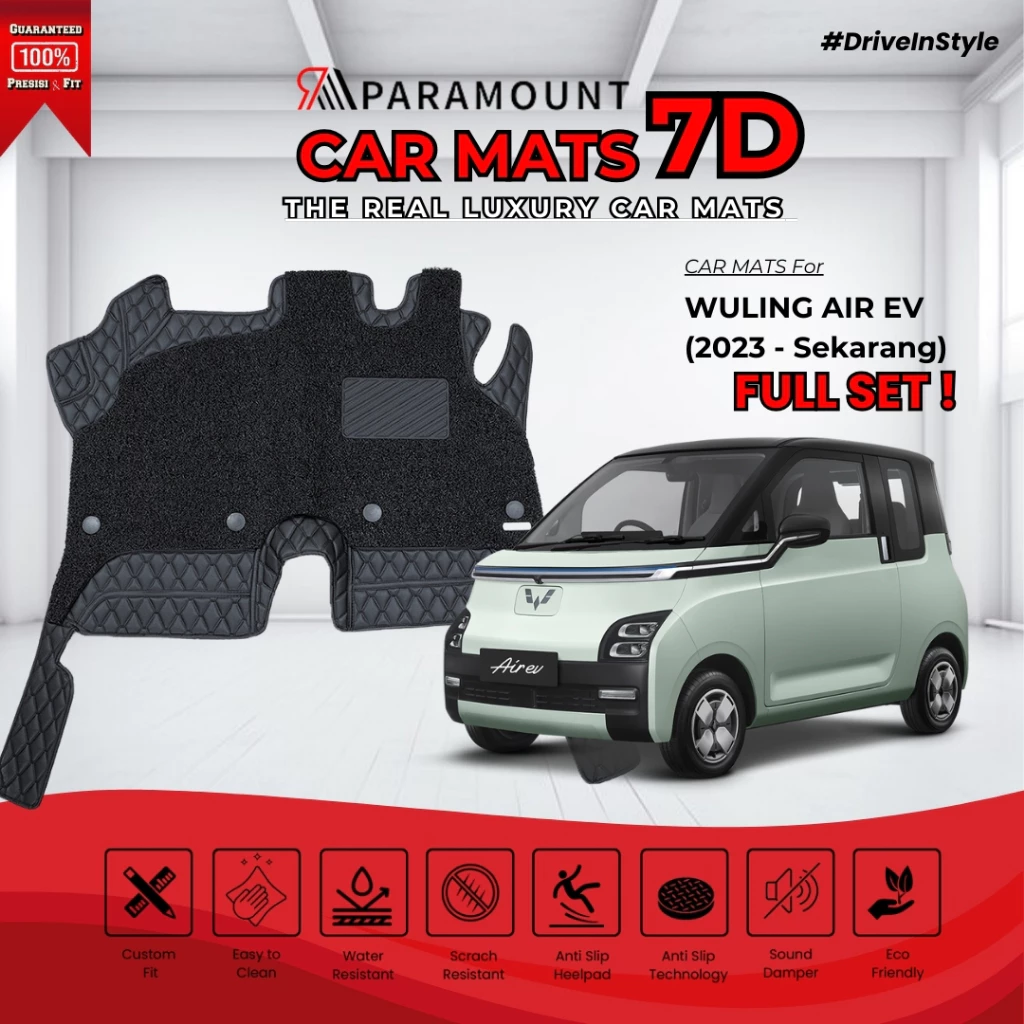 Karpet Mobil WULING AIR EV 2023 - Sekarang / Paramount CAR MATS WULING ...