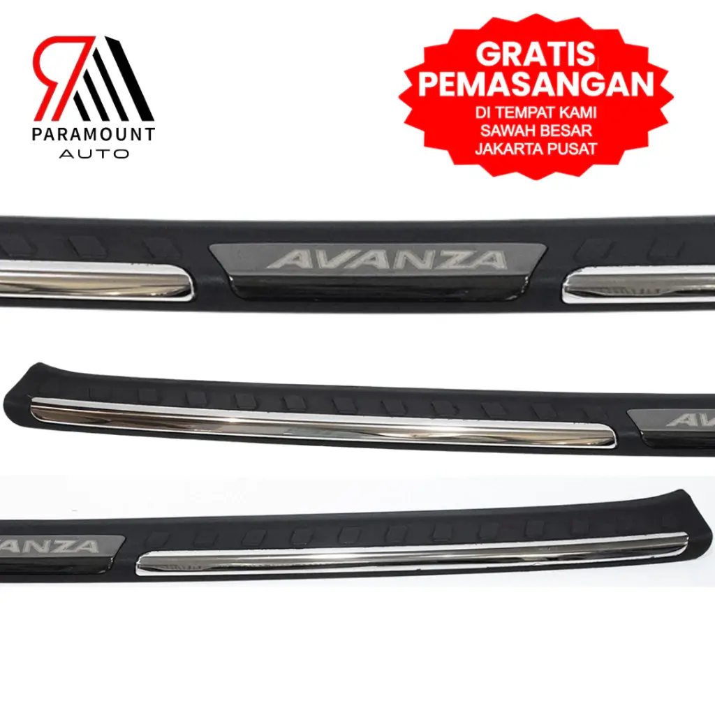 Rear Sill Plate Avanza 2019 - 2021 / Sill Plate Bagasi - Paramount Auto ...
