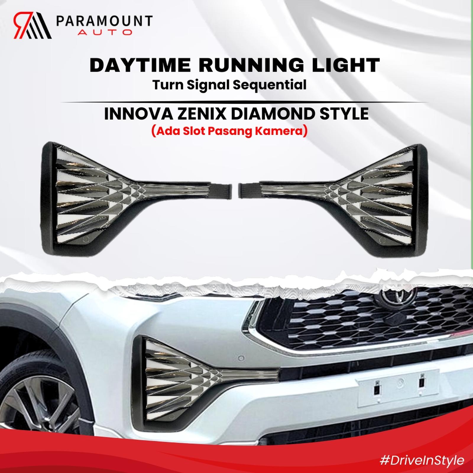 Lampu DRL Zenix 23-24 Diamond Style | Pasang Workshop
